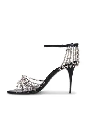 Saint Laurent Babylone Sandal - Silver