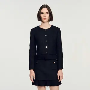 Sandro 2-in-1 Tweed Jacket