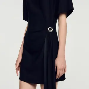 Sandro Short Draped Dress