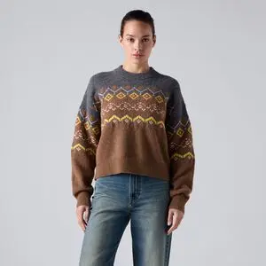 LEVI'S Charlotte Fairisle Crewneck Sweater