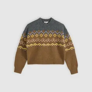 LEVI'S Charlotte Fairisle Crewneck Sweater