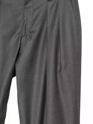 Paul Smith Pin-dot Pleated Trousers - Grey