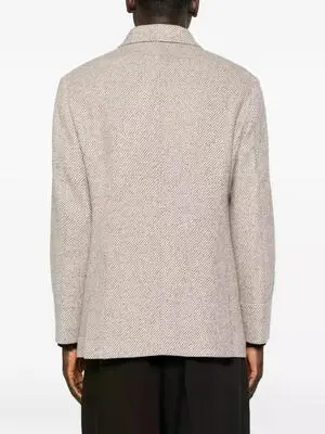 Brunello Cucinelli Double-breasted Chevron Coat
