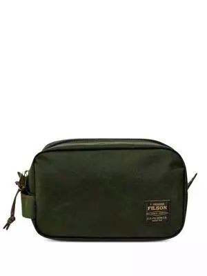 Filson Logo-patch Zip-around Clutch Bag - Green