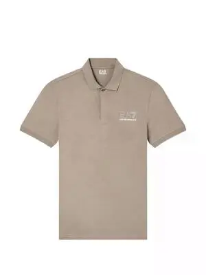 EA7 Logo-print Short-sleeved Polo Shirt