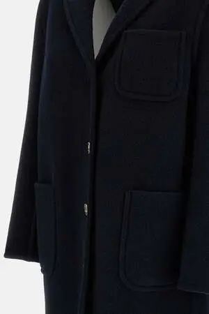 Thom Browne Cappotto Destrutturato In Lana Cotta