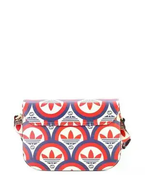 Gucci X Adidas Horsebit 1955 Printed Leather Small Shoulder Bag
