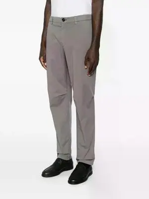 Brunello Cucinelli Straight-leg Chino Trousers - Grey