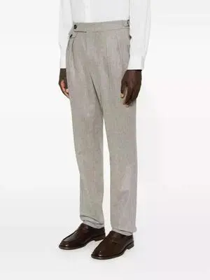 Brunello Cucinelli Pleated Straight-leg Trousers