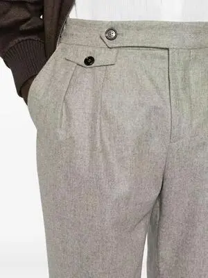 Brunello Cucinelli Pleated Straight-leg Trousers