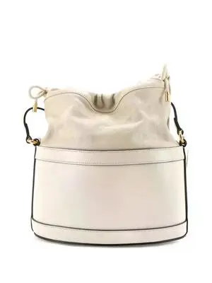 Gucci Horsebit 1955 Crossbody Bag Leather Small Bucket Bag Neutrals