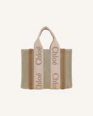 Chloé Woody Handbag - Beige