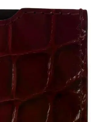 Dolce & Gabbana Croc-effect Leather Card Holder
