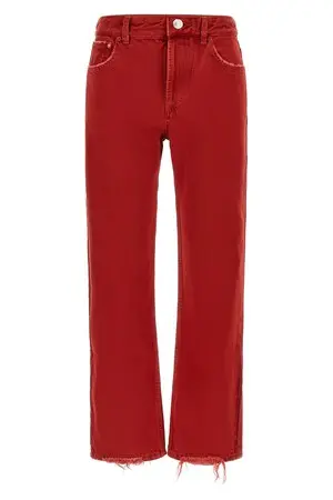 Isabel Marant Étoile Daya' Cropped Jeans - Red