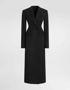 Dolce & Gabbana Wool Grain Poudré Coat