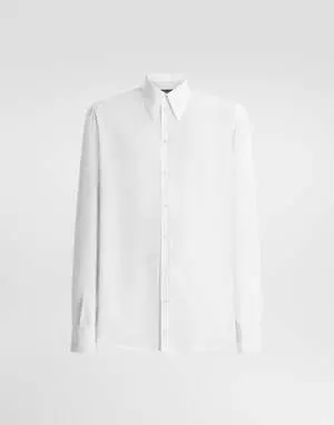 Dolce & Gabbana Gold Crêpe De Chine Shirt