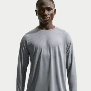 Nike Stride Dri-fit Adv Long-sleeve Running Top - Grey