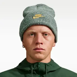 Nike Peak Tall-cuff Holiday Beanie - Green