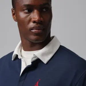 JORDAN Brooklyn Long-sleeve Polo - Blue