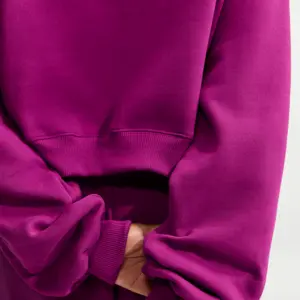 Nike Studio Fleece Weight Oversized Cropped Crew