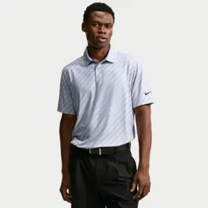 Nike Velocity Dri-fit Striped Golf Polo - Grey