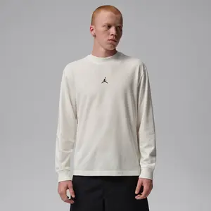 JORDAN Sport Dri-fit Golf Long-sleeve Mock Neck Sweatshirt - White