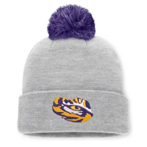 Nike Lsu Peak College Cuffed Beanie - Grey