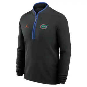 JORDAN Florida Courtside Brand Dri-fit College Half-zip Top - Black