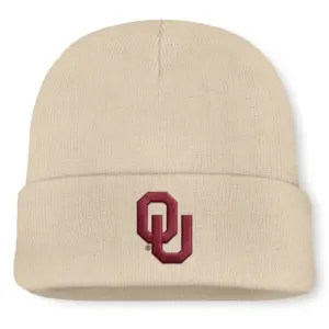 JORDAN Oklahoma Natural Utility Brand College Cuffed Beanie - Brown