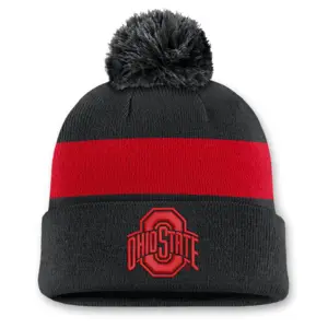 Nike Ohio State Peak College Cuffed Beanie - Black