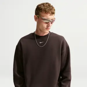 Nike Solo Fleece Crew-neck Sweatshirt - Brown