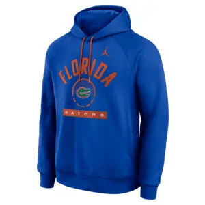 Nike Florida Courtside Jordan Brand Dri-fit College Pullover Hoodie - Blue