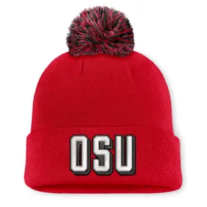 Nike Ohio State Peak College Cuffed Beanie - Red
