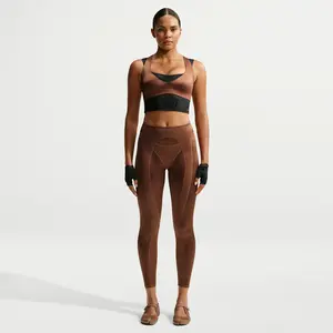 Nike Skims Satin Shine High-waisted 26" Leggings - Brown