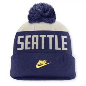 Nike Seattle Mariners Cooperstown Peak Mlb Cuffed Pom Beanie