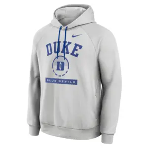 Nike Duke Courtside Dri-fit College Pullover Hoodie - Grey