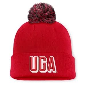 Nike Georgia Peak College Cuffed Beanie - Red