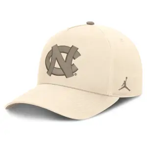 JORDAN North Carolina Natural Rise Brand Dri-fit College A-frame Adjustable Hat - Brown