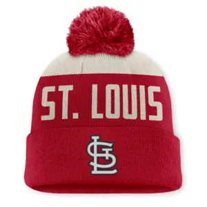 Nike St. Louis Cardinals Cooperstown Peak Mlb Cuffed Pom Beanie - Red