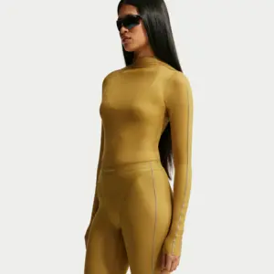 Nike Skims Weightless Mock-neck Long-sleeve Top