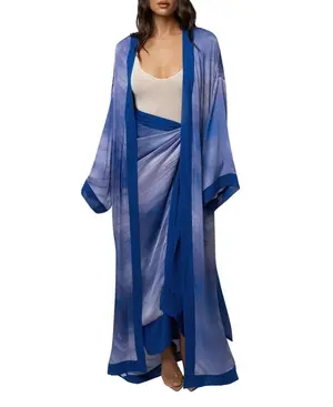 JLUXLABEL Bahia Satin Duster