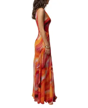 JLUXLABEL Prism Tide Maxi Dress - Red