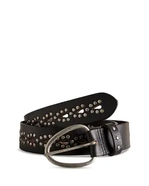 Free People Preston Stud Belt Black