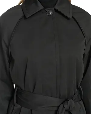 Cole Haan Insulated Twill Rain Coat