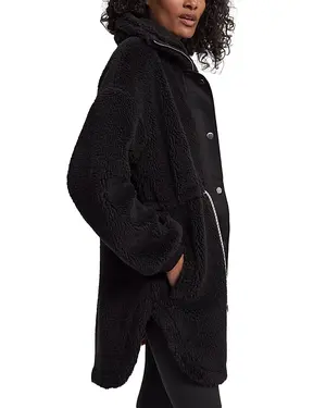 Varley Jamie Sherpa Coat - Black