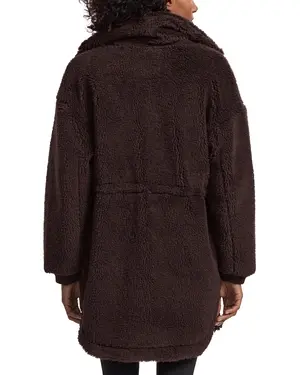 Varley Jamie Sherpa Coat - Coffee Bean
