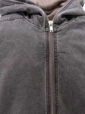 Rick Owens Gimp Zipfront Kjt In Organic Cotton - Grey