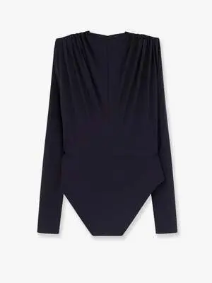 AMAZUIN Rasha Sheer Stretch Jersey Bodysuit