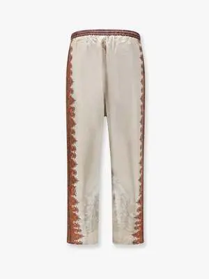 PIERRE-LOUIS MASCIA Aloe Silk Trousers