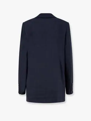 Etro Doublebreasted Stretch Wool Blazer